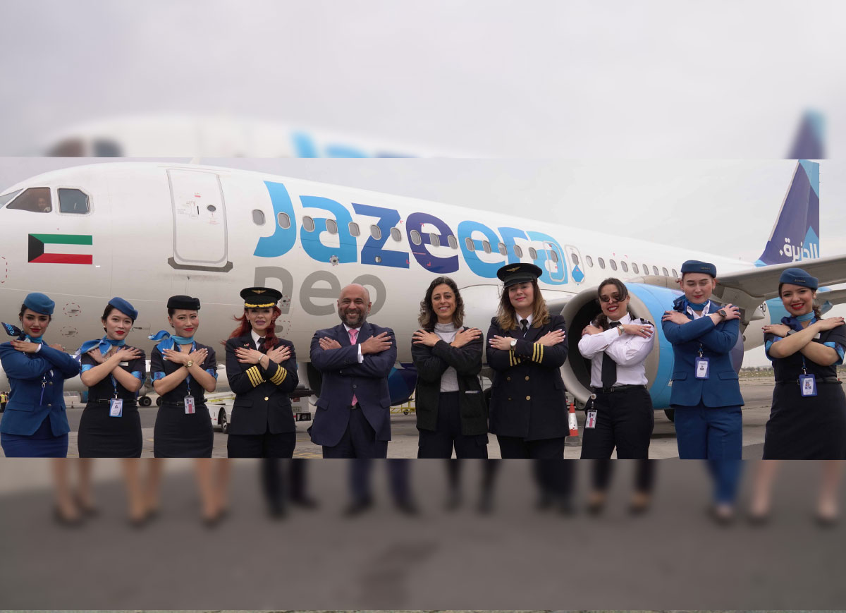 Jazeera Airways conducts all-female flight: A National first for Kuwait ...